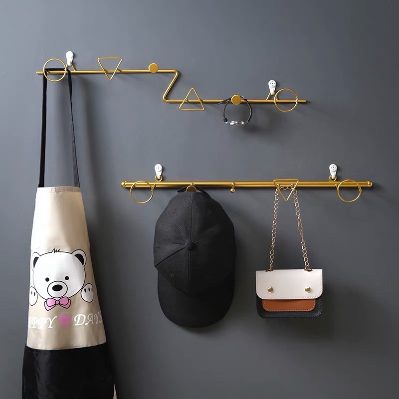 Iron hook fitting room hanger hanging wall porch entrance door clothes ...