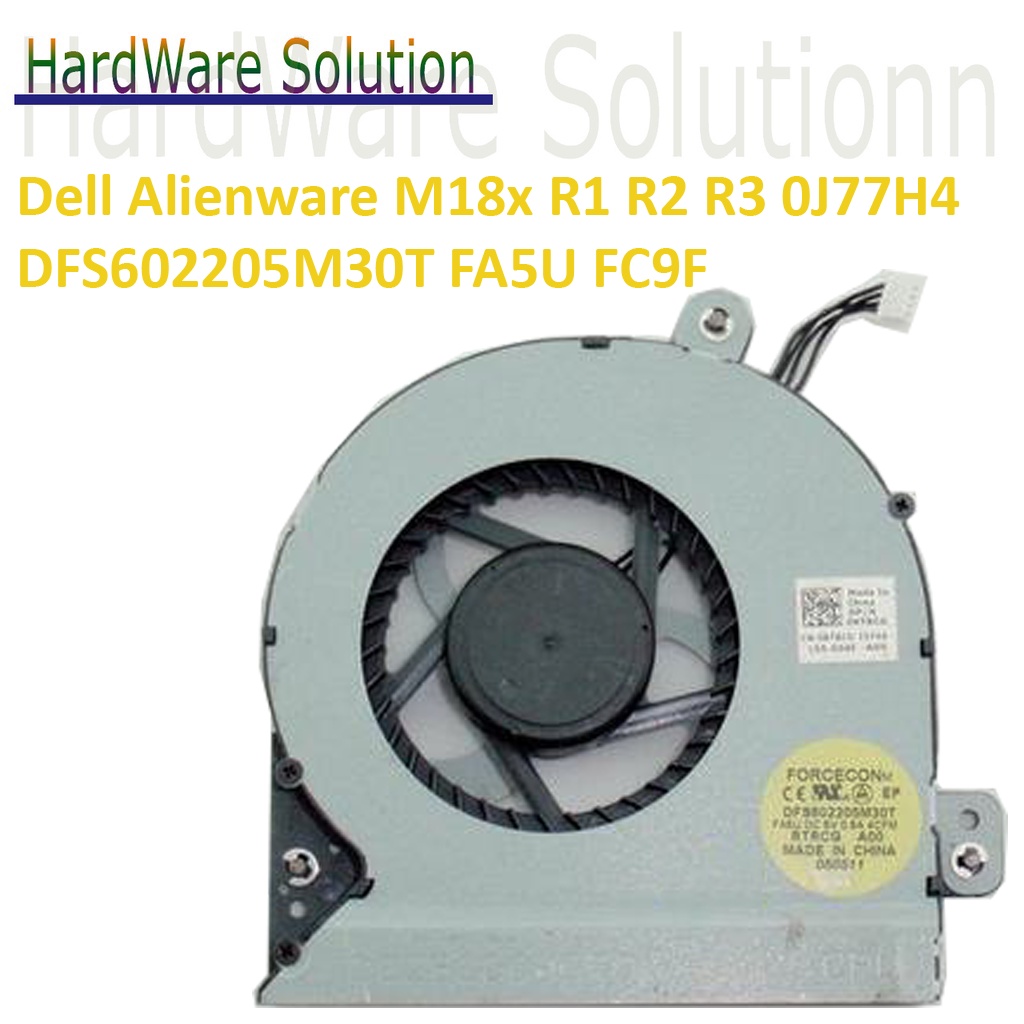 Dell Alienware M18x R1 R2 R3 0J77H4 DFS602205M30T FA5U FC9F Laptop CPU ...