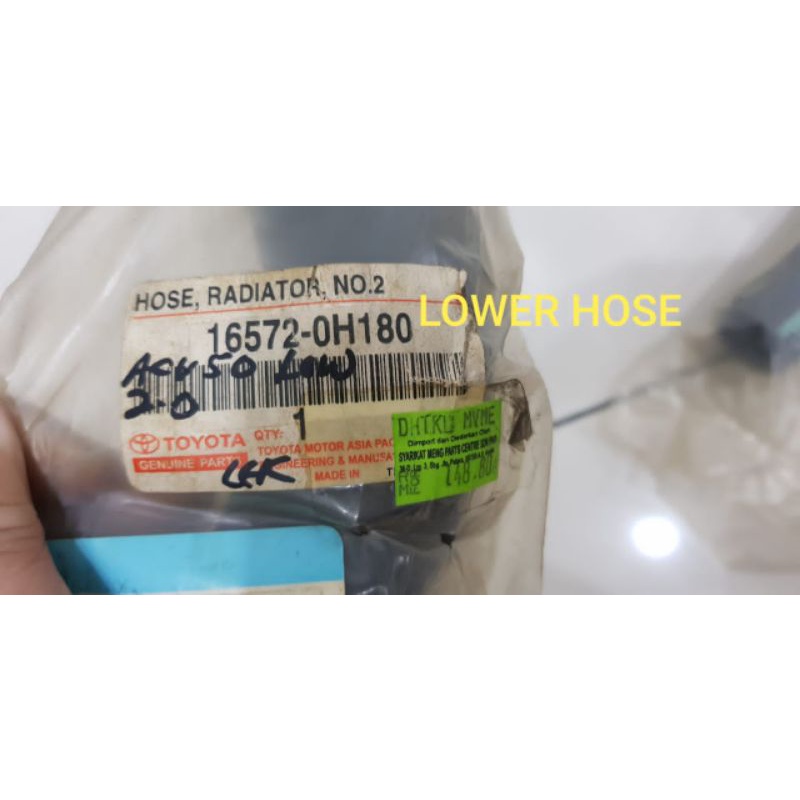 ORIGINAL TOYOTA CAMRY ACV51 2.0 RADIATOR TOP HOSE,LOWER HOSE ,TOP-16571 ...
