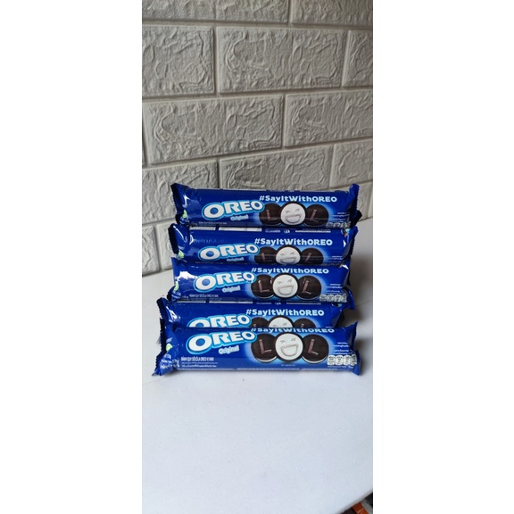 Oreo chocolate cookies with vanilla ice cream 133g pack | Shopee Malaysia