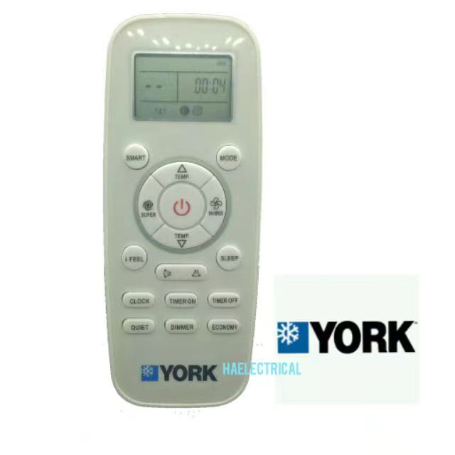 York Air Cond Remote Control (Selected Model) | Shopee Malaysia