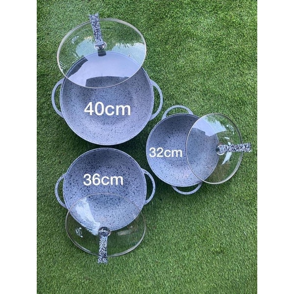 READY STOCK Kuali Batu Viral/kuali granite/kuali memasak/kuali batu ...