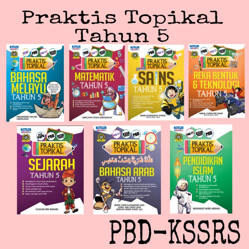 PRAKTIS TOPIKAL Tahun 5 - PBD, KSSRS | Shopee Malaysia