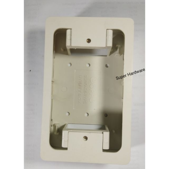 Surface Type PVC Utility Box Amco Box (1pcs) w/screw | Shopee Malaysia