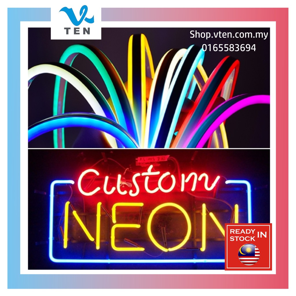 IP65 35m 40m 45m 50m 240V Flexible Neon LED Strip Light Food Court ...