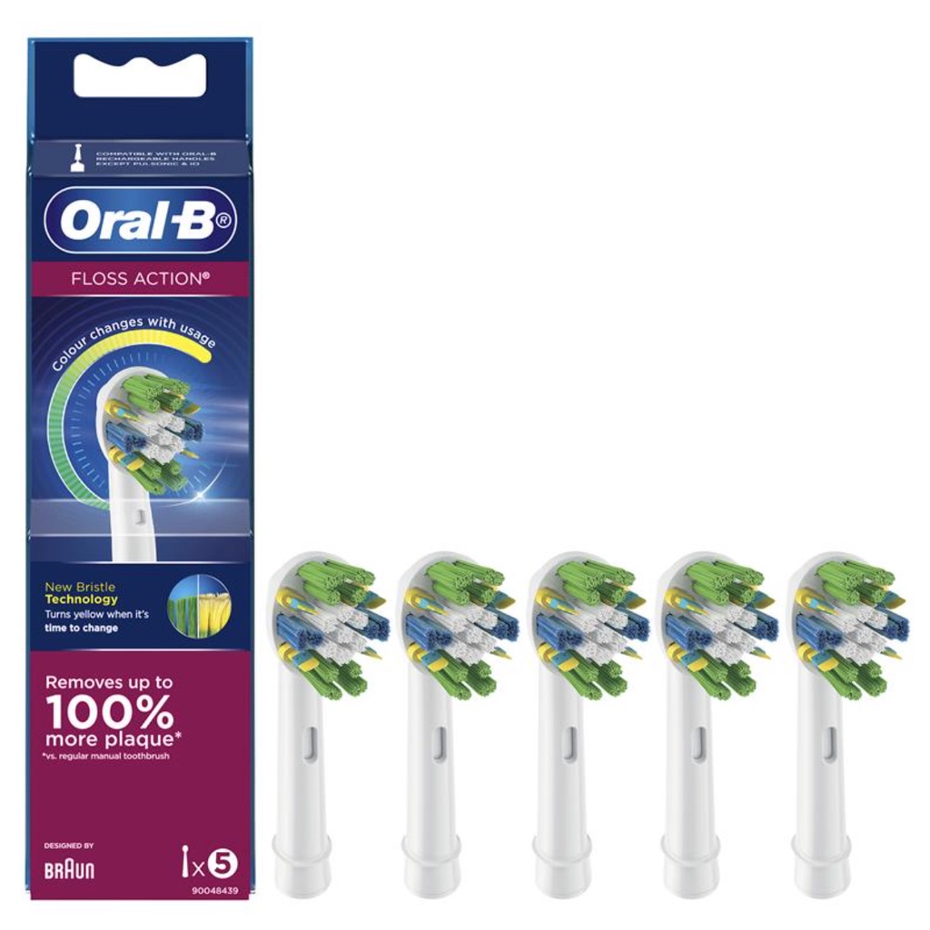 Oral B Power Toothbrush Floss Action Refills 5 pack | Shopee Malaysia
