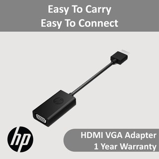 HP HDMI VGA Adapter Model: H4F02AA 1 year warranty | Shopee Malaysia