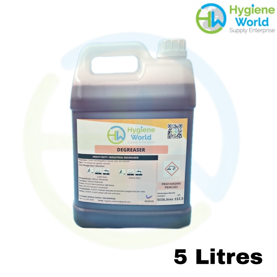 Degreaser 5L [FOR FLOOR SURFACES] / FOR REMOVING OIL / GREASE / DIRT ...