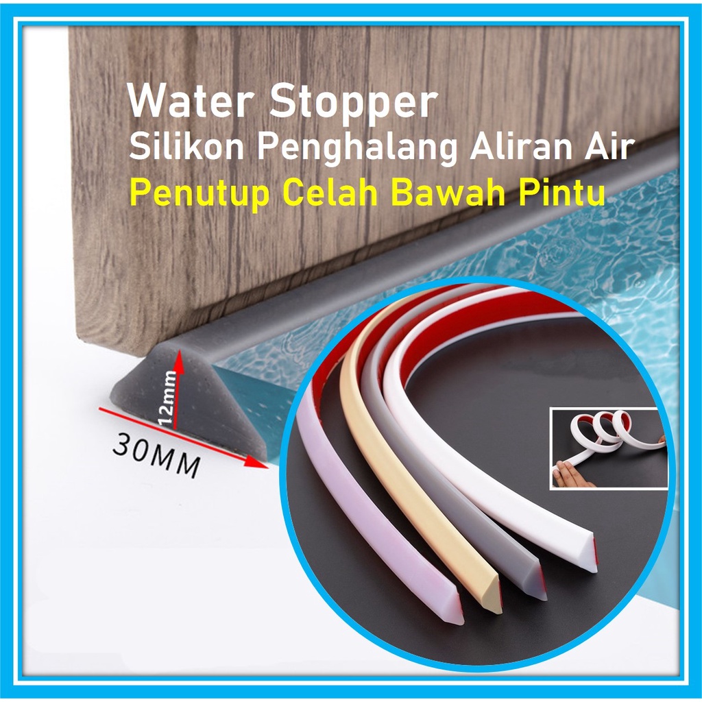 Water Stopper Bar 1M Silicone Trim Flood Barrier Puddle Water Due To ...