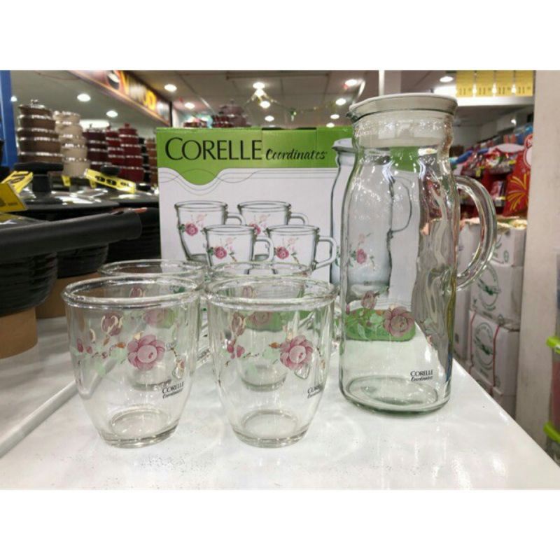 CORELLE 5PCS COORDINATES JUG SET COUNTRY ROSE | Shopee Malaysia