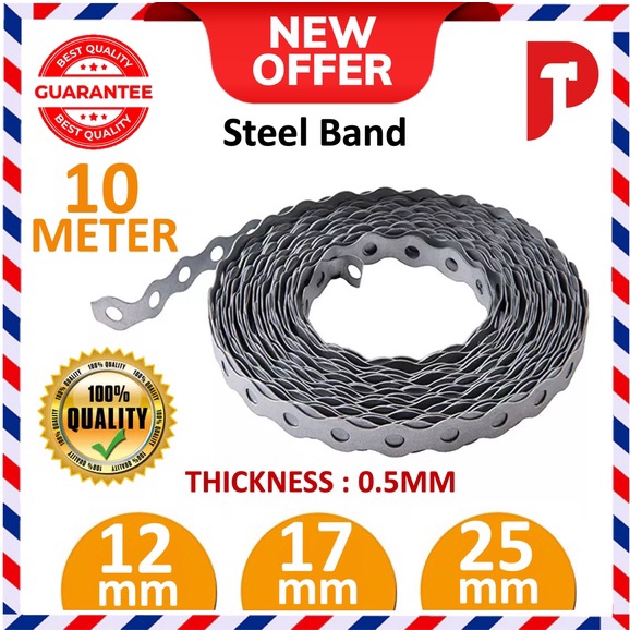 Multipurpose Galvanised Steel Band 🔥 Ready Stocks 🔥 (12mm/17mm/25mm ...