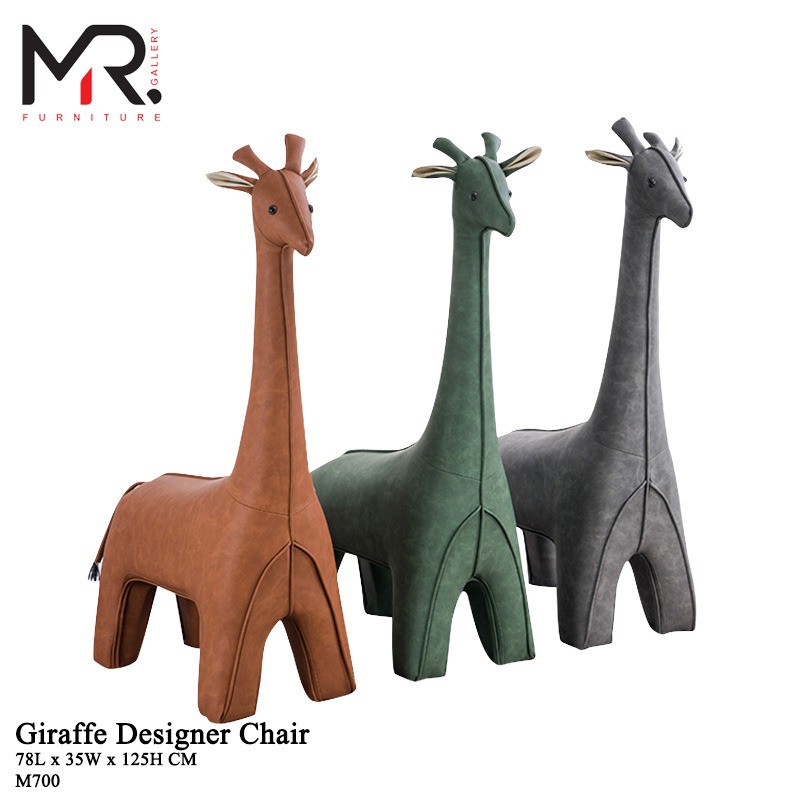 [MR FURNITURE] Giraffe Stool I Creative Children Stool Seat I ...