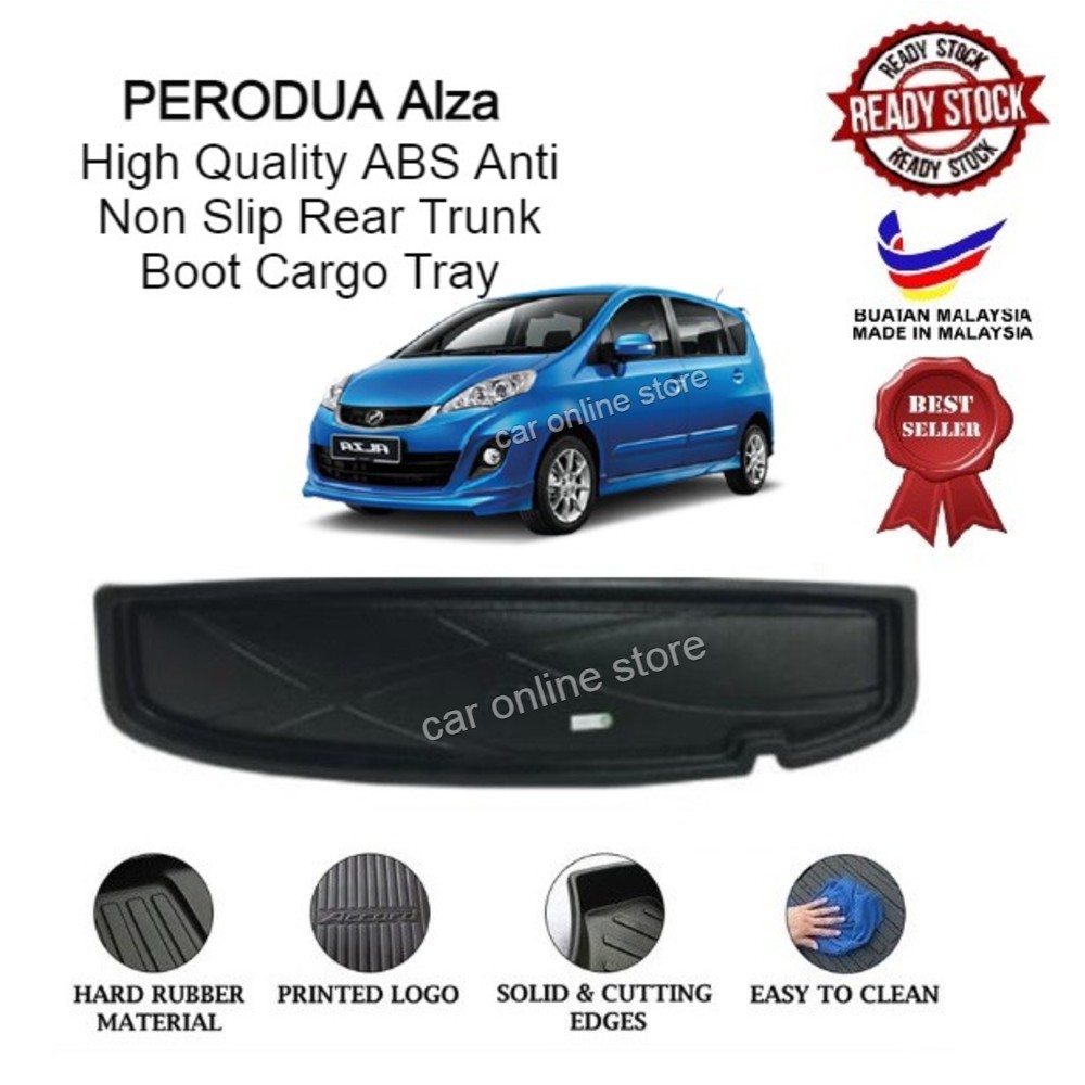 Perodua Alza MPV Luggage Boot Cargo Trunk Tray ABS (Made In Malaysia ...