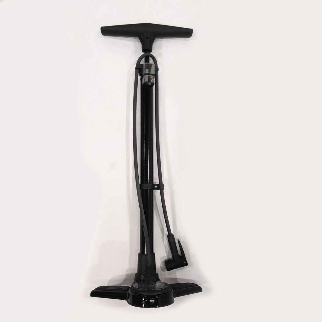 Bicycle Stand Hand pump with barometer pump meter FLOOR PUMP Pam Lantai ...