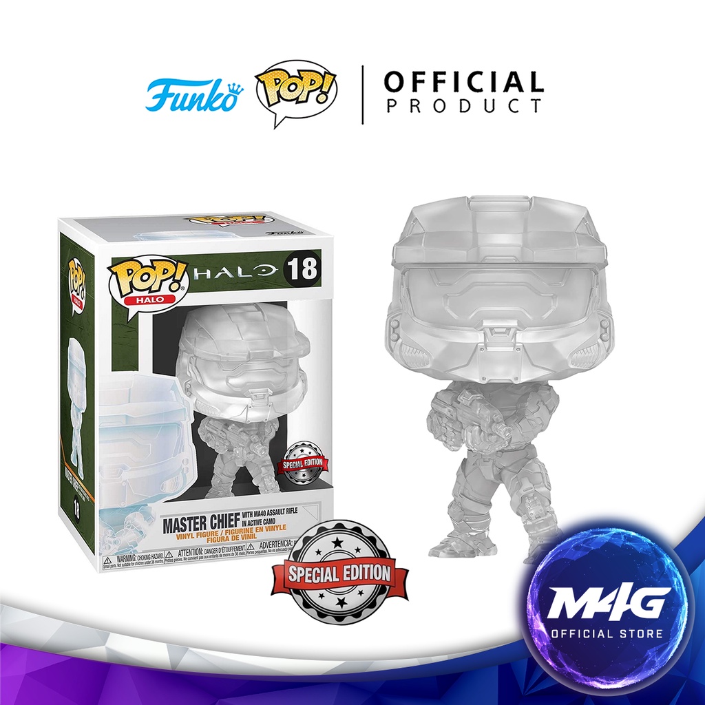Funko Pop! Games 18: Halo Infinite - Master Chief with MA 40 Assault ...