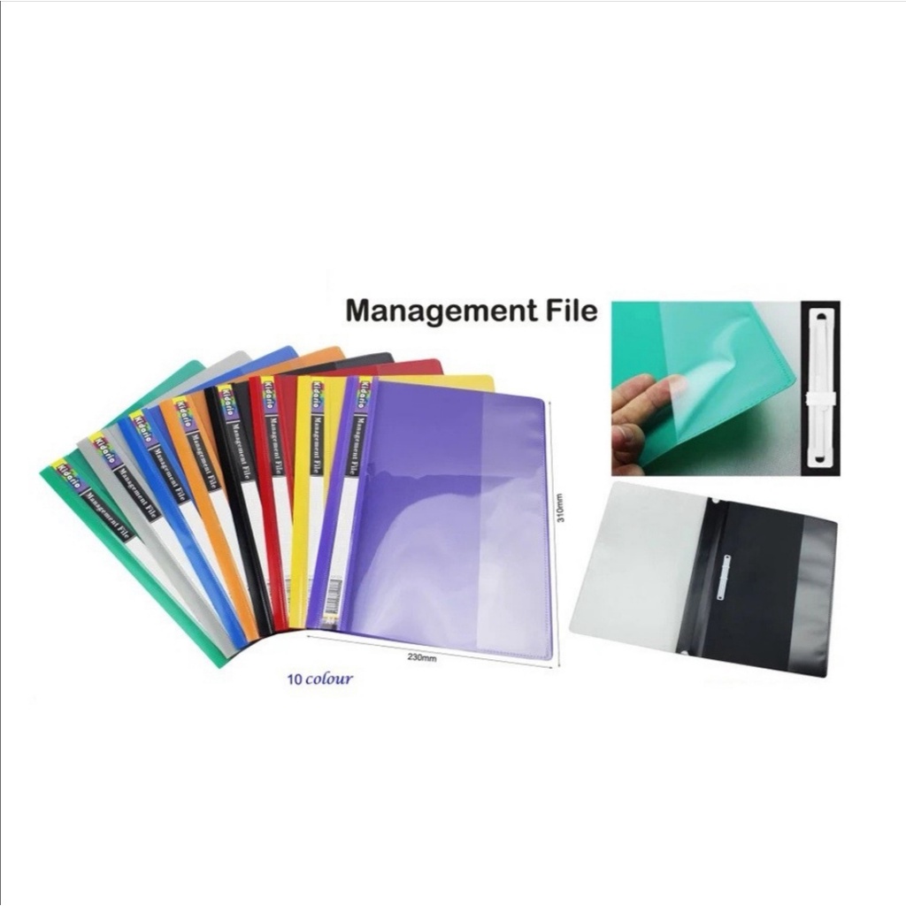 Premium A4 Size PP Management File with Transparent Cover and ...