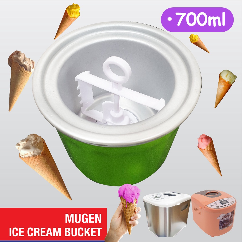 Mugen Bread Maker Ice Cream Bucket, Ice Cream Bucket Only, Suitable All ...
