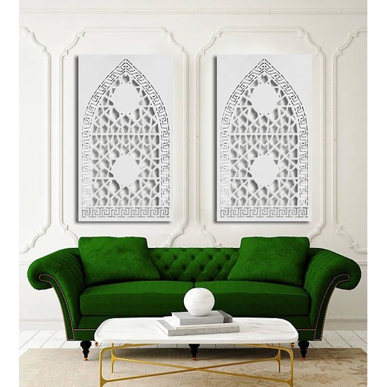 Islamic pattern arabic art wall panel decoration cut out kerawang ...
