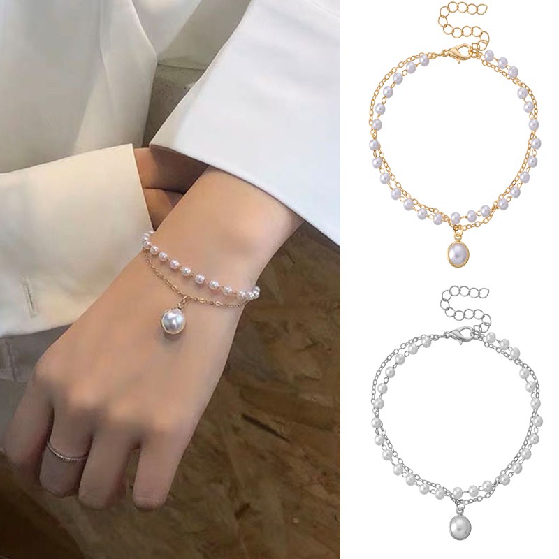 Korean Fashion Pearl Women Bracelet | Shopee Malaysia