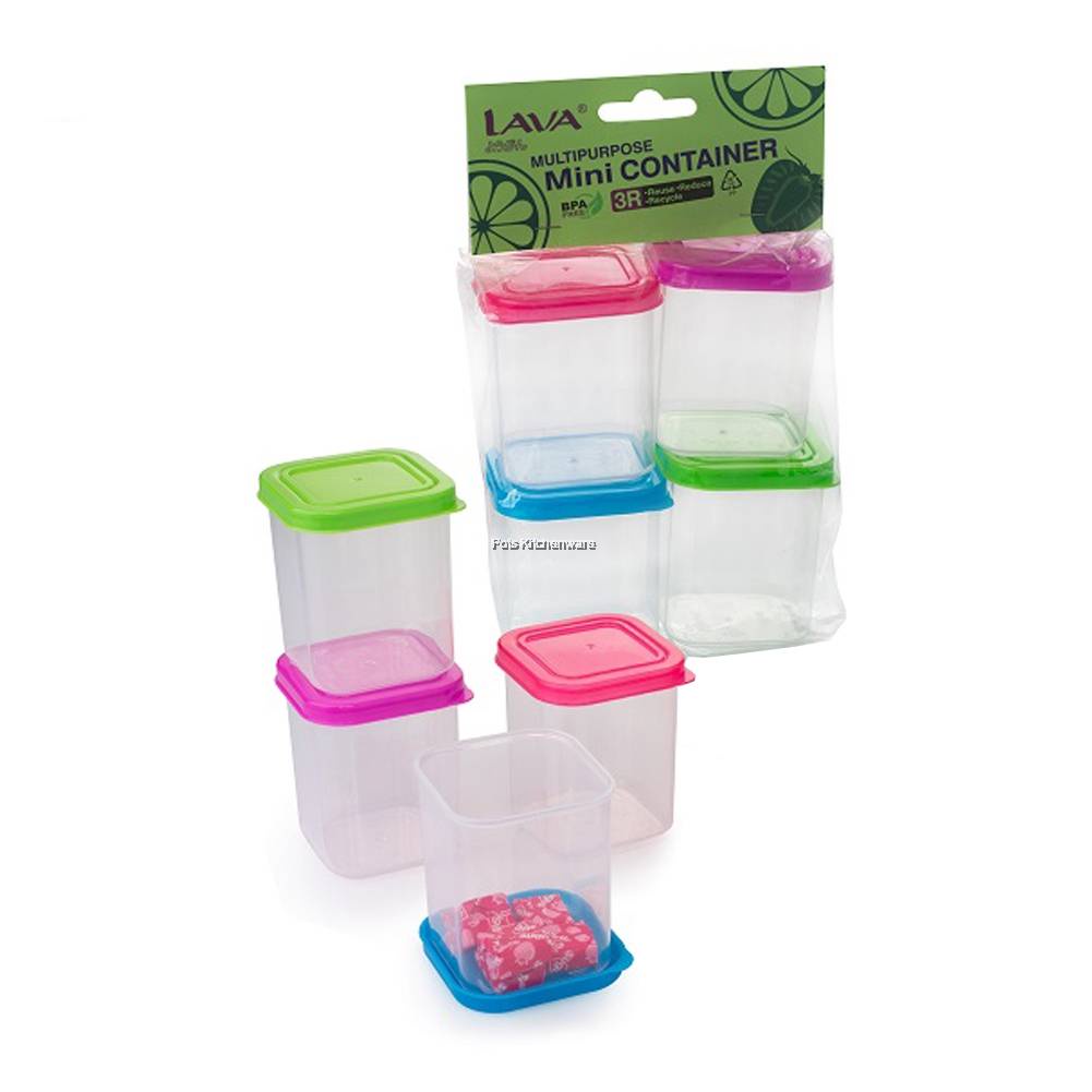 Multipurpose Mini Container (4 pcs) / Condiments Container / Bekas ...