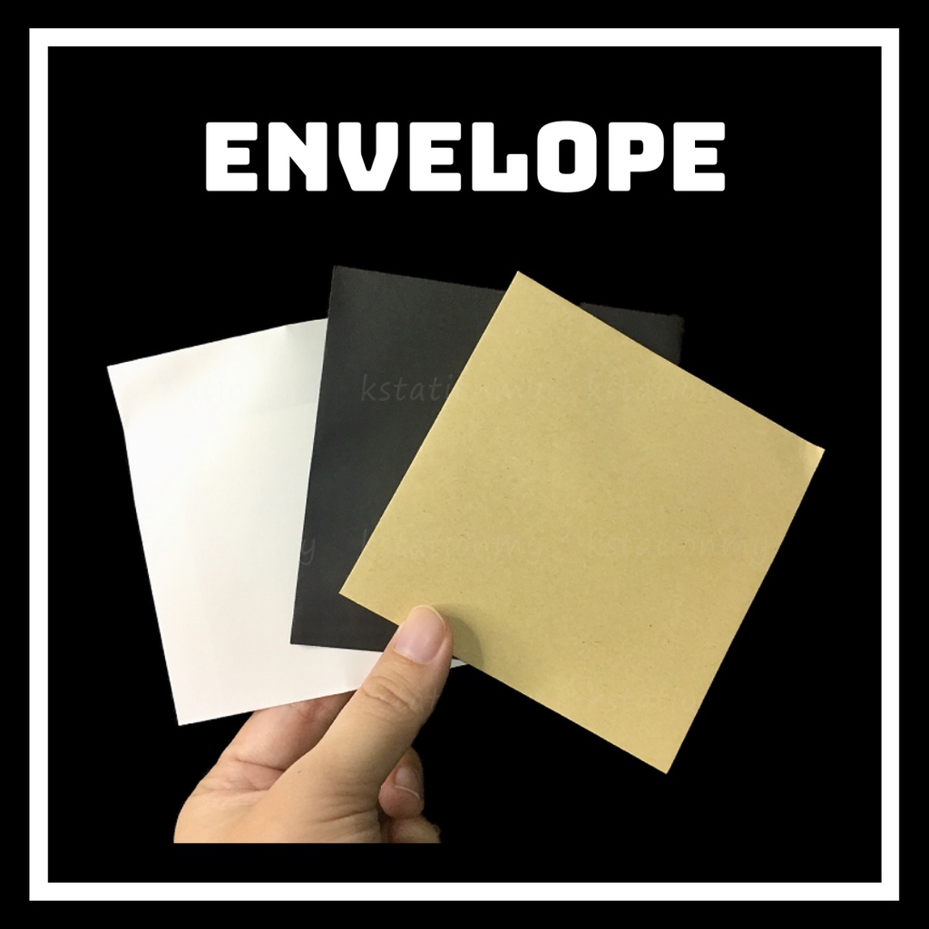 [READY STOCK] Square Envelope 10cm x 10cm | Shopee Malaysia