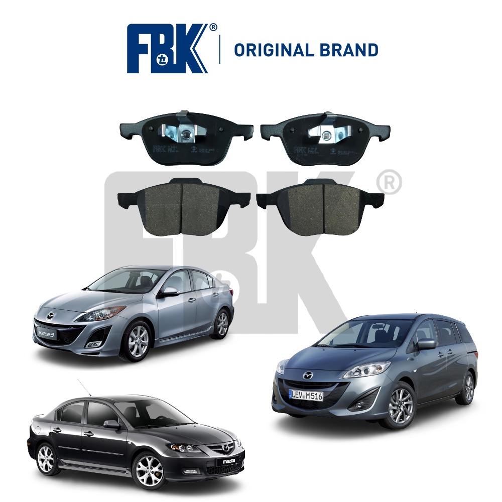 FBK Disc Brake Pad Front - Mazda 3 BK BL Mazda 5 CR CW Premacy CR ...