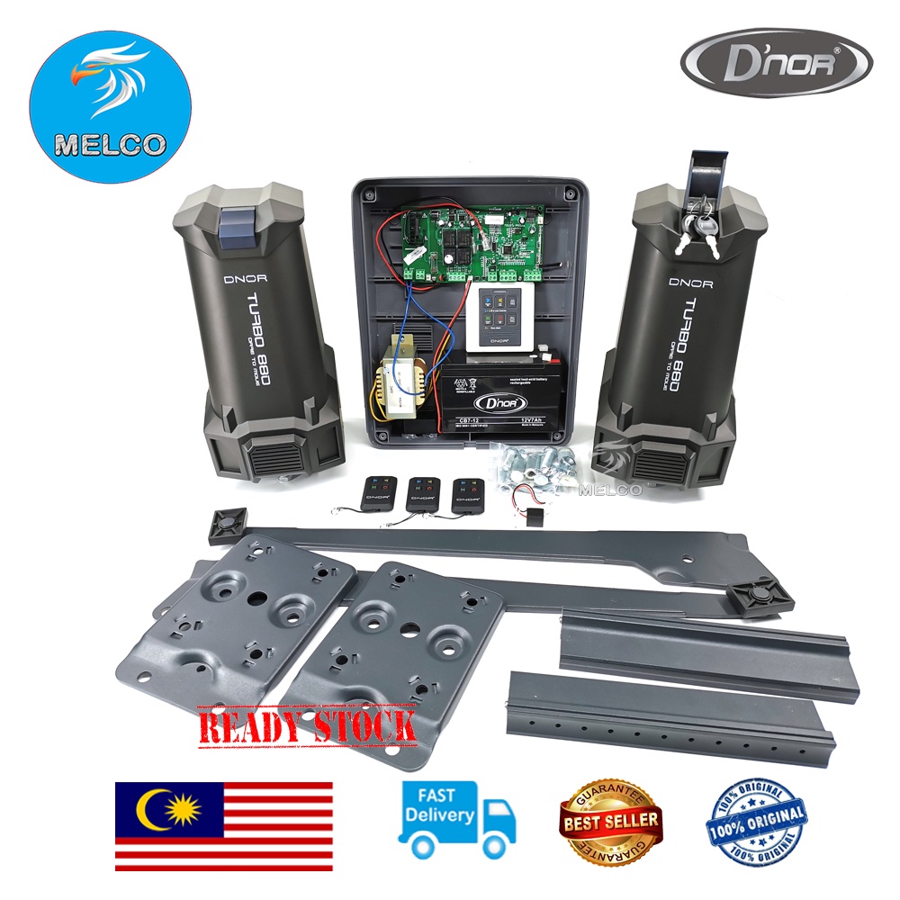 Dnor Turbo 880 Autogate Swing & Folding gate(FULL SET) | Shopee Malaysia