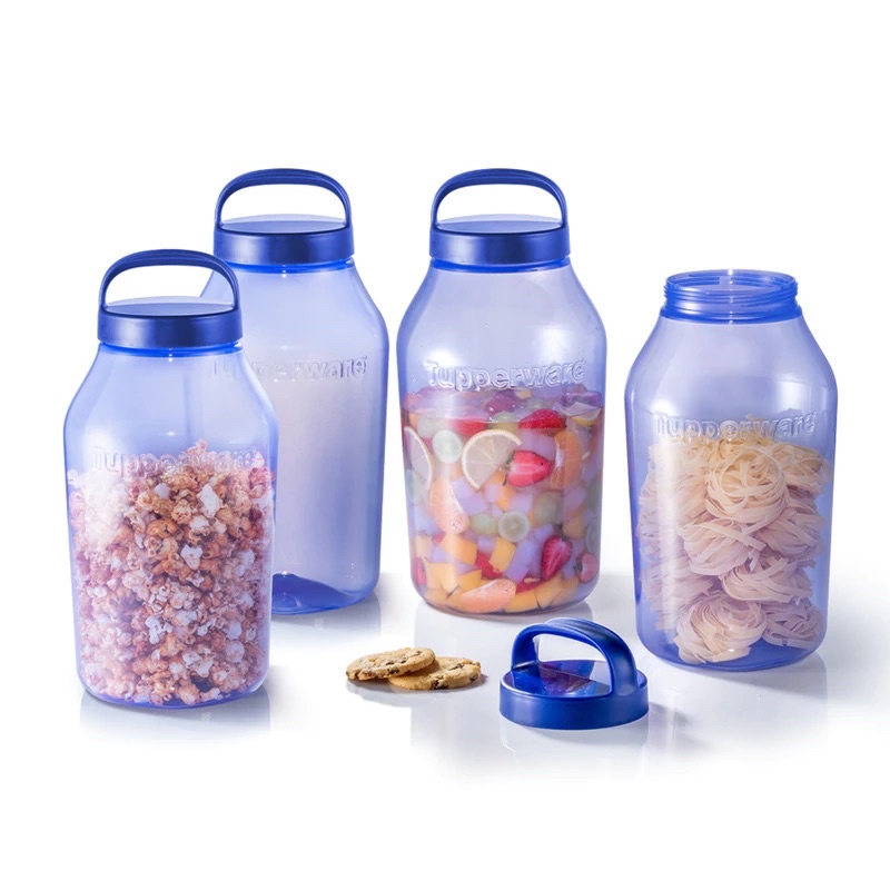 Tupperware Royal Blue Universal Jar 4.5L 1 unit handle seal new Big ...