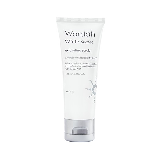 Wardah White Secret Exfoliating Scrub 50 ml | Shopee Malaysia