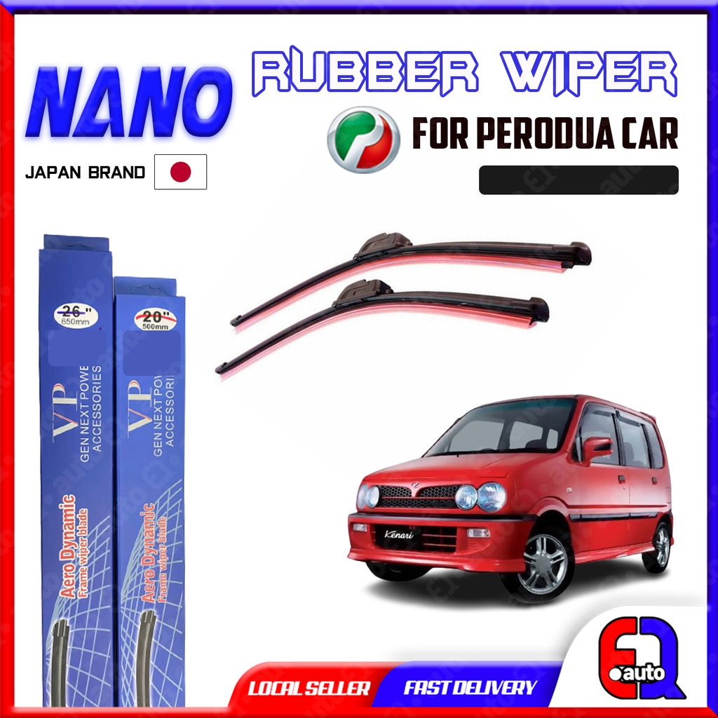Perodua Kenari Car Windscreen Wiper Cermin Depan Size 20" / 17" (1Pair ...