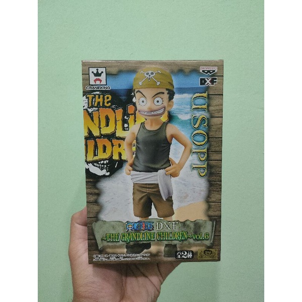 One Piece Usopp DXF The Grandline Children Original Gold Sticker ...