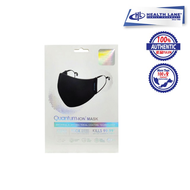 QUANTUM-ION MASK - BLACK (1'S) | Shopee Malaysia