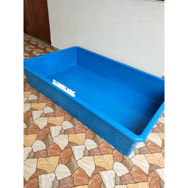 NEX 5 x3x1 Blue Fiberglass Fish Tank Fiber Water Pond Aquarium Heavy ...