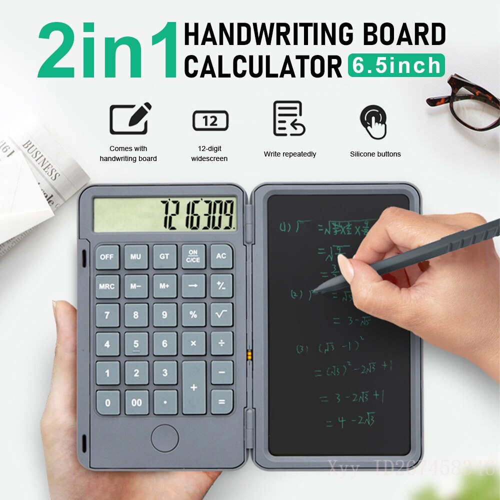 New Calculator Writing Tablet Portable Smart LCD Graphics Handwriting ...