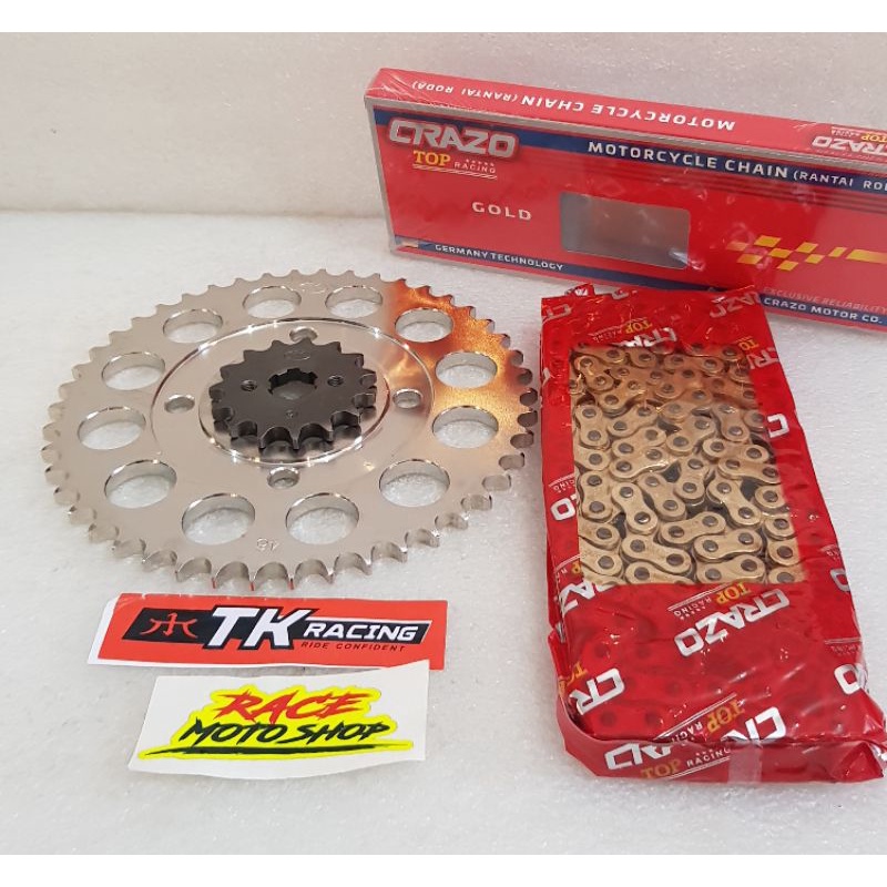 Gear SET/GEAR Complete -GIR Lengkap CB150R Type 428(GEAR D/B ORIGINAL ...