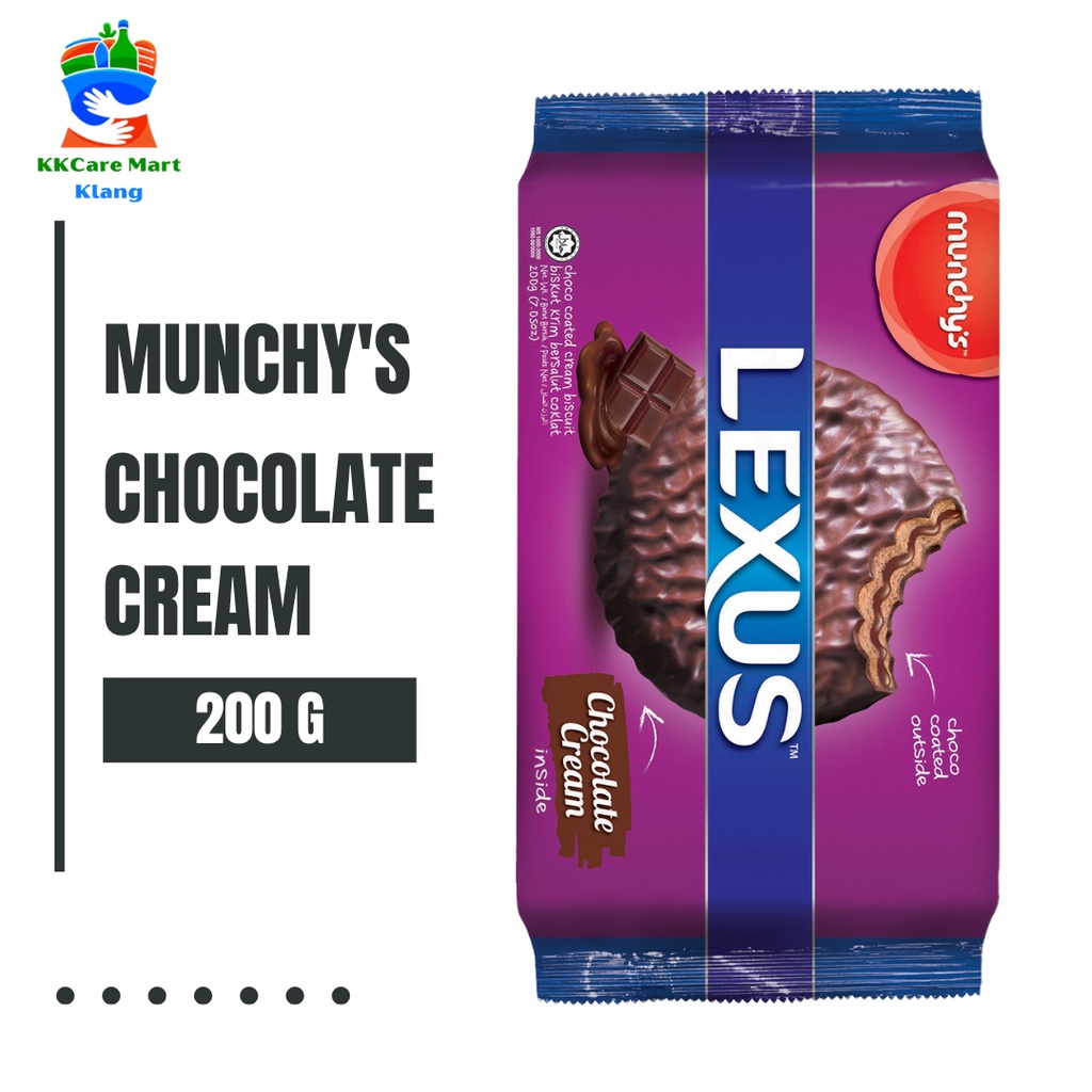 Munchy's LEXUS Chocolate Cream Sandwich Biscuit - 200g | Shopee Malaysia