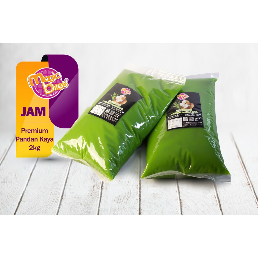 Magic Bites PREMIUM PANDAN KAYA (JAM) @ 2KG (NYLON BAG) | Shopee Malaysia