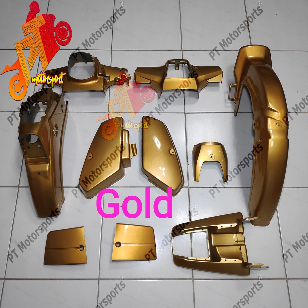 Honda Gbo J C70 Cover Set-Metallic Blue Black Maroon Candy Red Gold-P ...