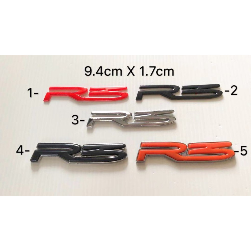 R3 EMBLEM LOGO FOR PROTON NEO, SATRIA, WIRA, PERSONA, SAGA | Shopee ...