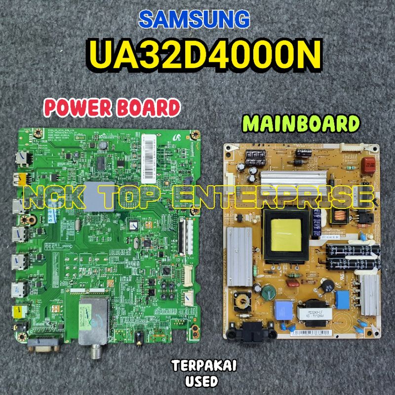 SAMSUNG UA32D4000N POWER BOARD / MAINBOARD BN44-00421A / PD32A0_BSM BN41-01661A USED (TERPAKAI ...