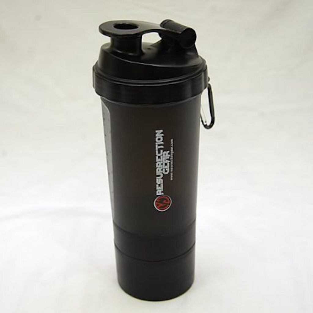 Botol Air Shaker 600ml Compartment 3 Layer Container Shaker | Shopee ...