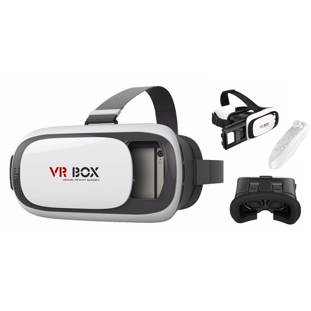 VR BOX Virtual Reality Movies Games 3D with Controller for Smart Phone ...