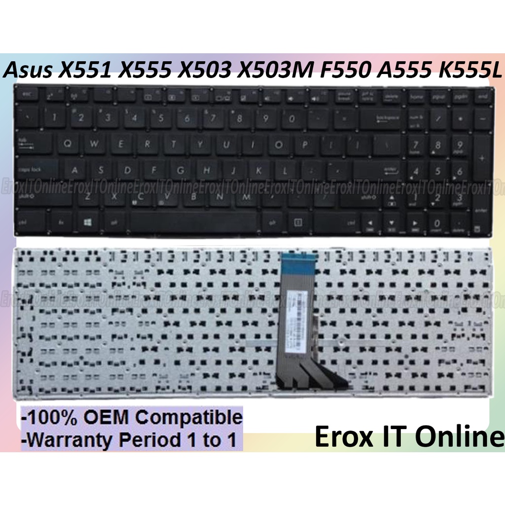 Asus X551 X551M X551MA X551MAV X551C F551 F551CA Series Laptop Keyboard ...