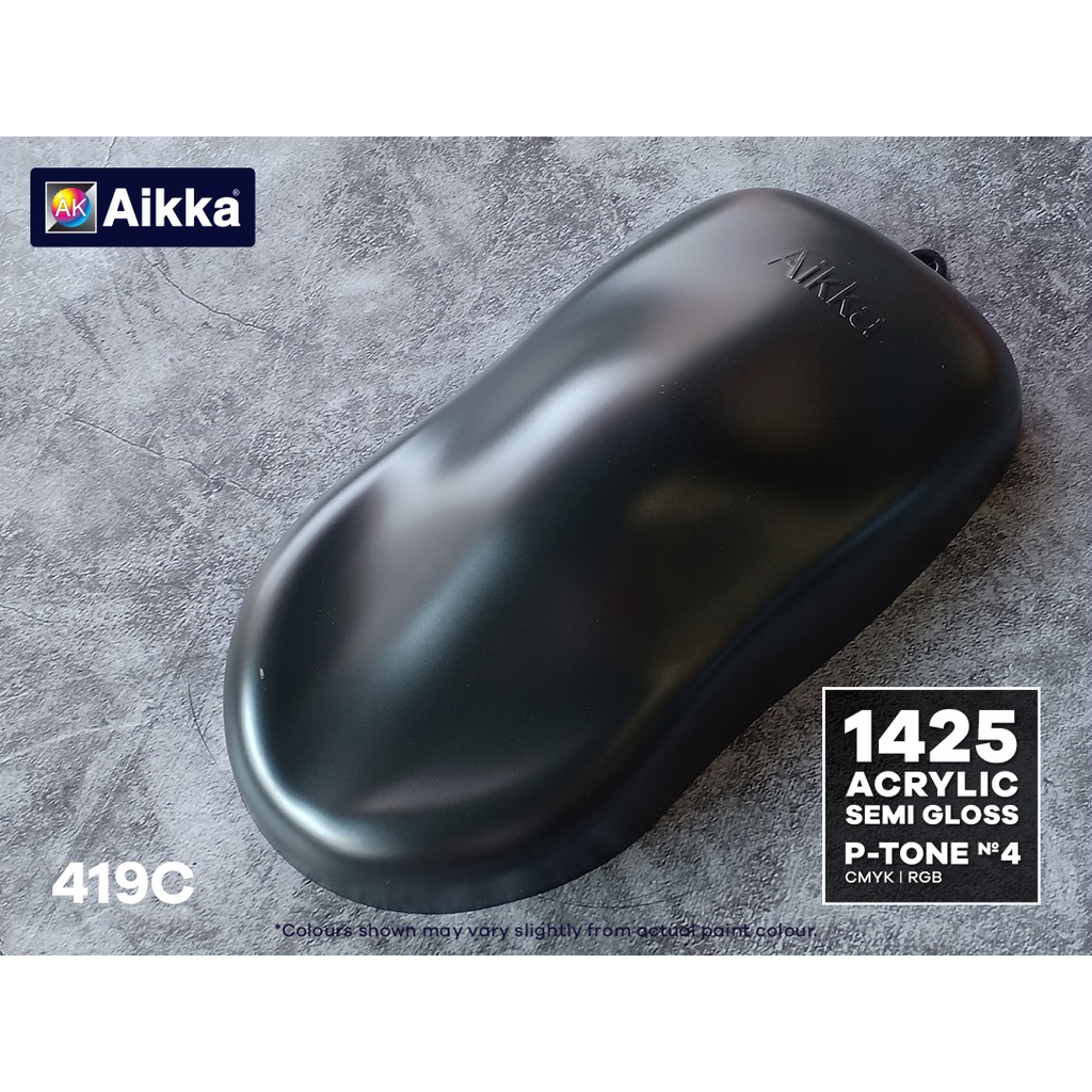 AIKKA Paint PANTONE Colour 419C / 1425 ACRYLIC SEMI GLOSS PAINT | Shopee Malaysia