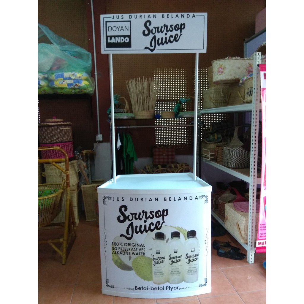 STALL LIPAT PVC PRODUK MINUMAN "JUS DURIAN BELANDA" | Shopee Malaysia