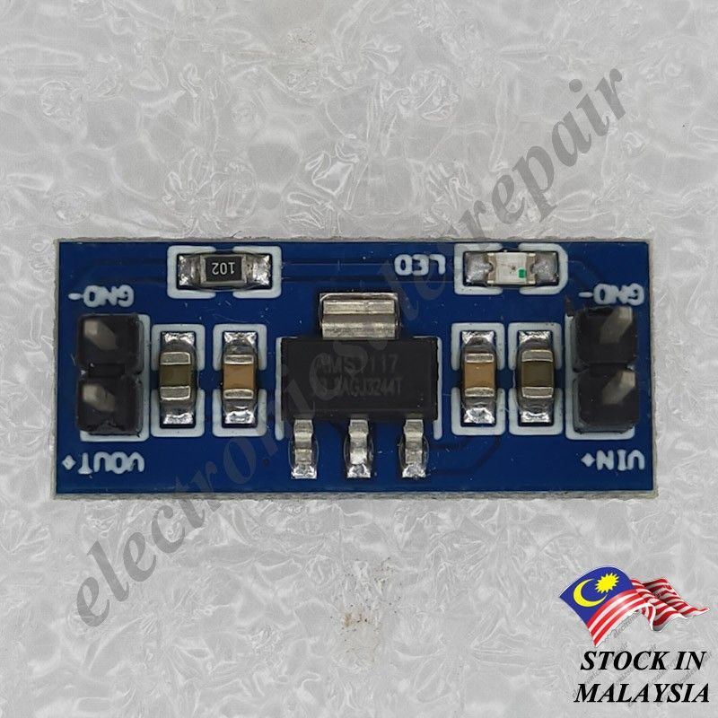 AMS1117-3.3V Voltage Regulator Module 800mA LDO Fixed Output for ...
