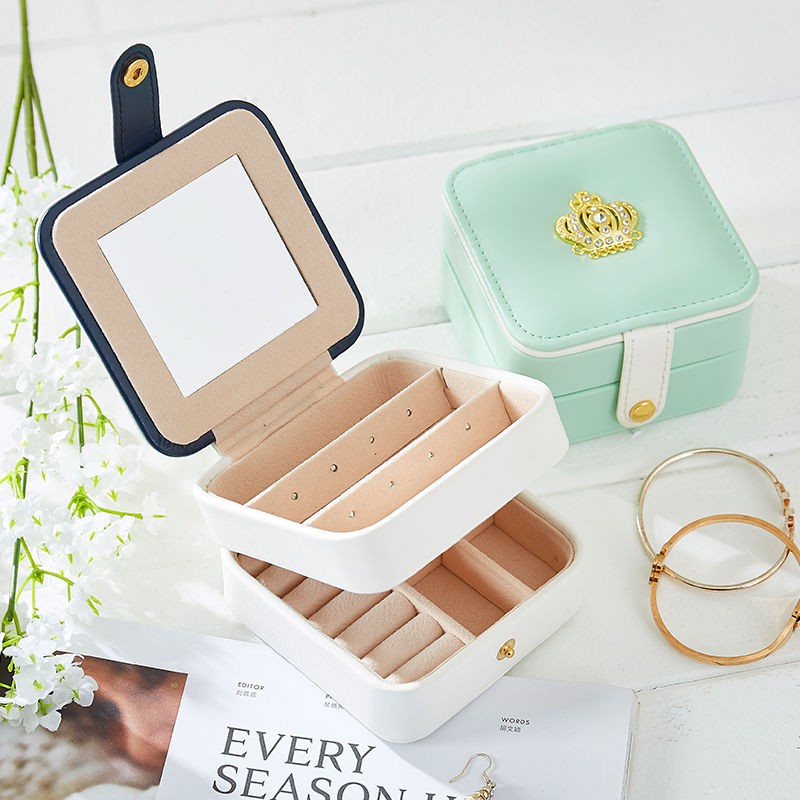 Jewelry Organizer Display Travel Case Boxes Portable Jewellery Box ...