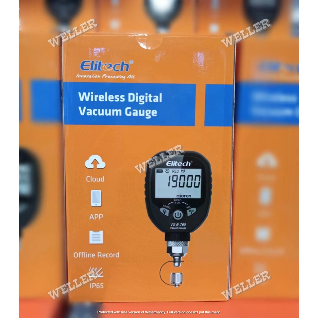 VGW-760 Elitech Wireless Digital Vacuum Gauge with Alarm | Shopee Malaysia
