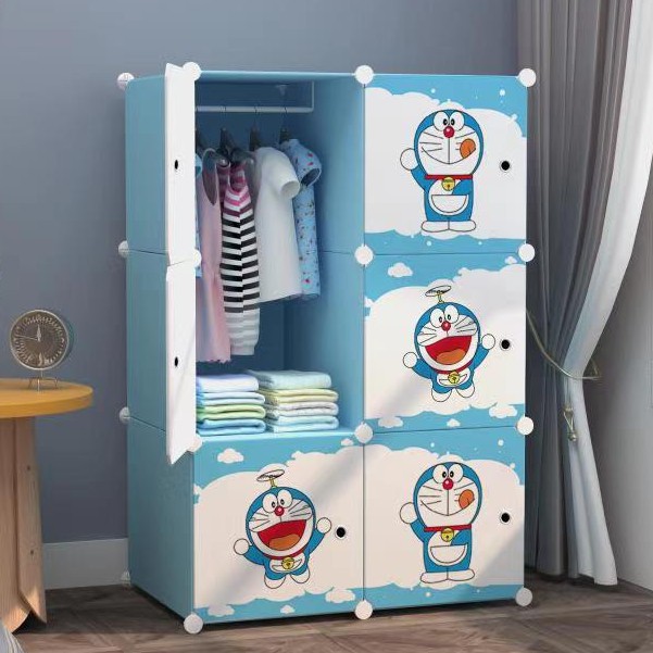Alamari Cartoon Portable Wardrobe Cube/Plastic Storage Cabinet/Wardrobe ...