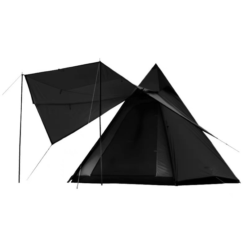 VIDALIDO Teepee Tent Pyramid Indian Style Waterproof Family Tent ...
